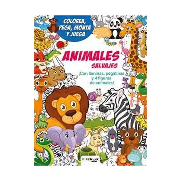 Colorea animales salvajes - Tiendas Universal 9788417076085